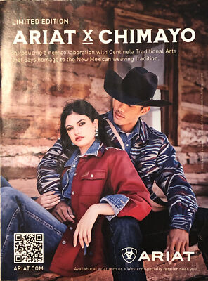 PRINT AD 2022 Ariat Chimayo Pullover Ltd Edition Western Wear New ...