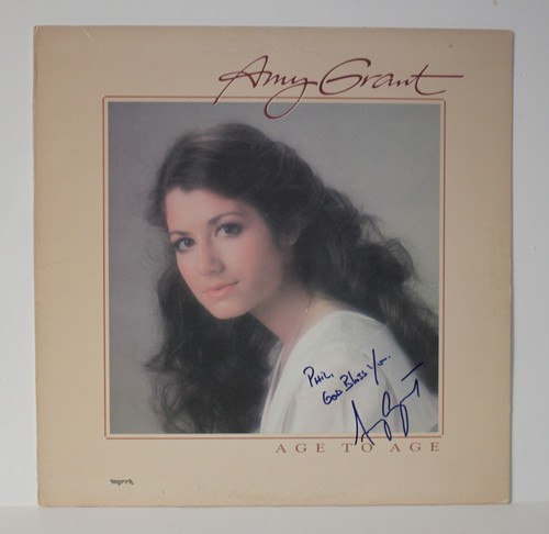 Autographed Hand Signed AMY GRANT Record Album Cover " Age To Age " | eBay