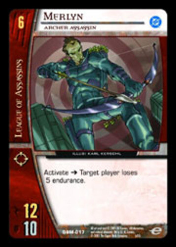 VS System: Merlyn, Archer Assassin [Played] DC Batman Starter TCG CCG ...
