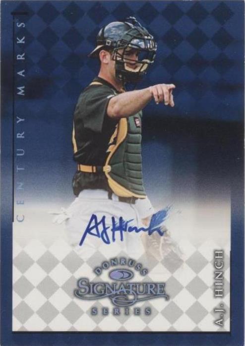 1998 Donruss Signature Series - Autographs A.J. Hinch Century Marks ...