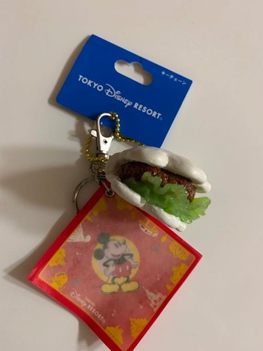 Tokyo Disney Resort Mickey Mouse Miniature Pao Sandwich Keychain Food ...