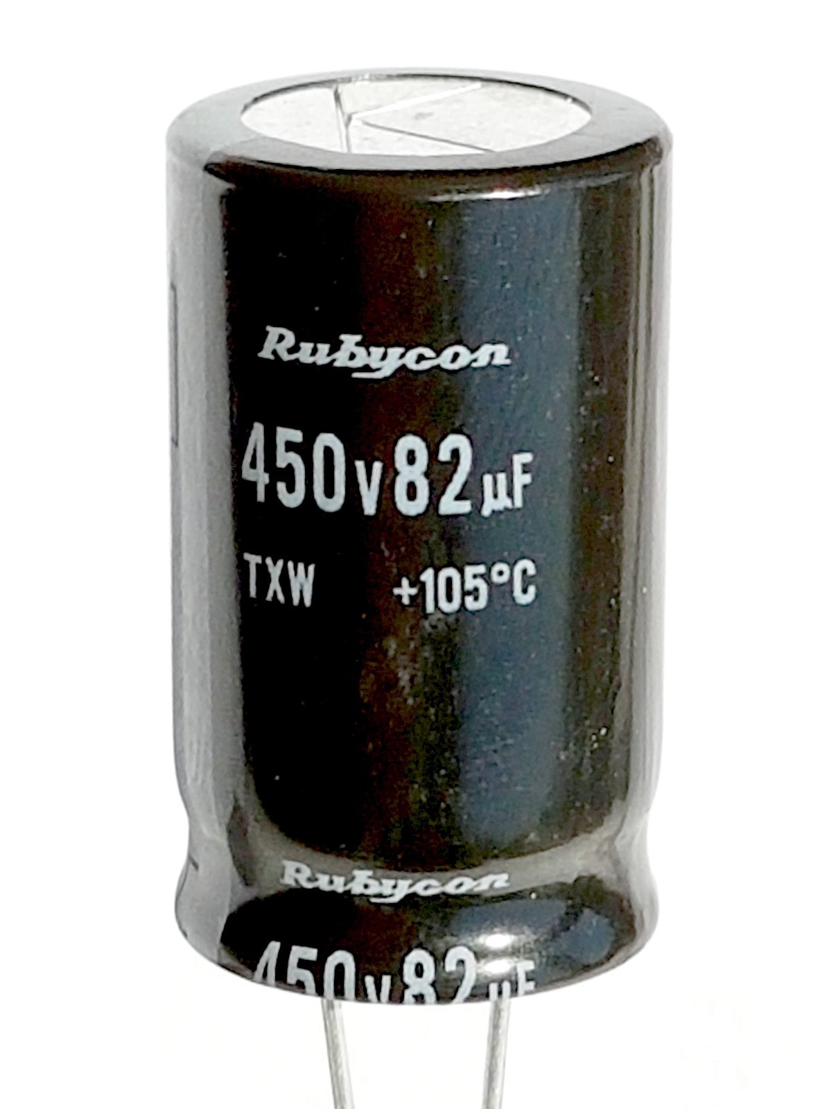 82uF 450V, Rubycon (JAPAN) TXW, 105C Radial Electrolytic Capacitor ...
