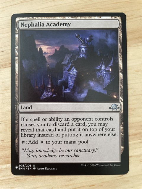 MTG Nephalia Academy The List - Eldritch Moon 205/205 Regular Uncommon ...