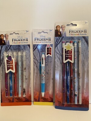 Frozen II Scented Gel Pens & Scented Pencils Bundle Of 3 | eBay
