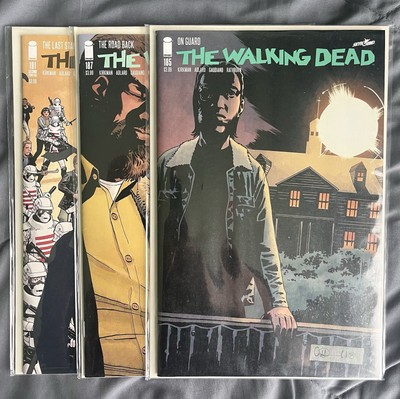 WALKING DEAD #191 RICK GRIMES IS SHOT #185 & #187 Lot Of 3 Image Comics ...