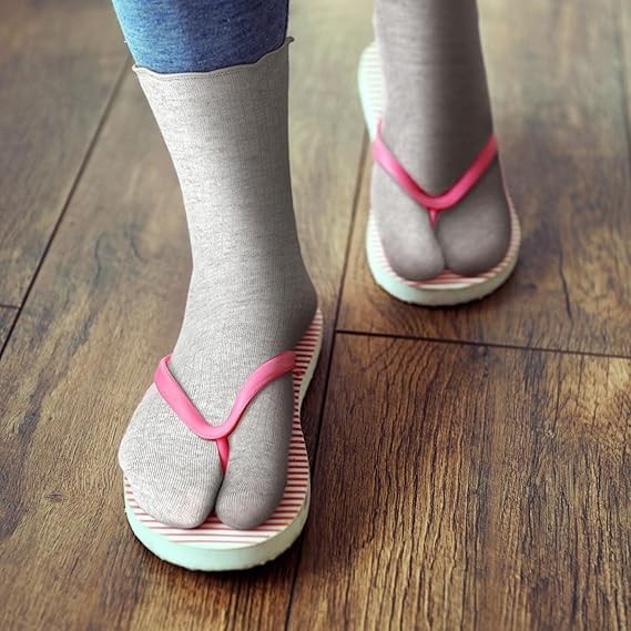 6 Pairs Tabi Split Toe Socks Short and Long Ruffle Frilly Tabi Socks ...