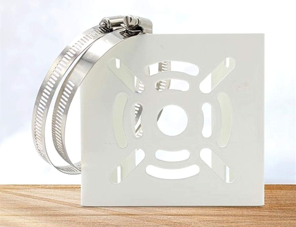 2 Sets Metal Pole Mount Adapter Bracket for Hikvision Dahua Dome Camera ...
