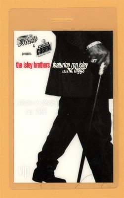 Isley Brothers 1996 Mission To Please Tour VIP Laminated Backstage Pass ...