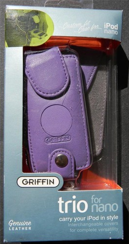 Griffin TRIO for Apple iPod Nano Case Cover Protector LEATHER Custom ...