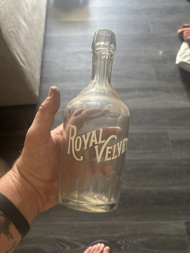 “Royal Velvet” Back Bar Bottle Antique Bar Back Bottle | eBay