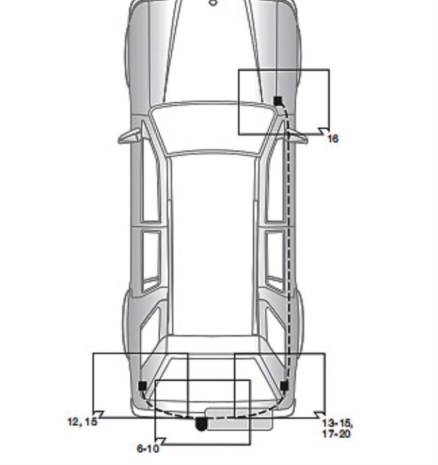 Brink AHK starr für Mitsubishi Pajero 5-Türer V60 00-06 mit 13pol ...