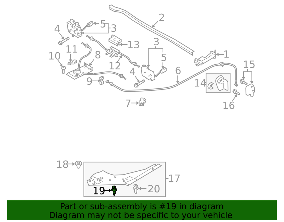 Genuine Audi Cover Clip 4M0-805-163 | eBay