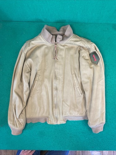 Reproduction WW II U.S. Tanker Jacket Size 40 First Division Patch On ...