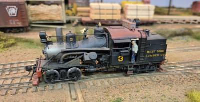 S/Sn3 PBL WSLCo #3 HEISLER FGM WITH TSUNAMI 2 DCC, CUSTOM DETAILED ...