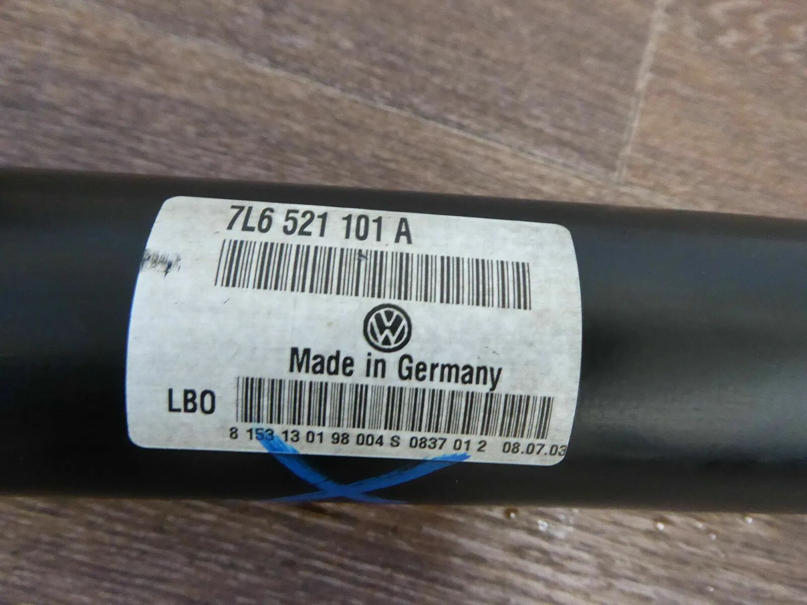 VW Volkswagen Touareg 7l 2002-2007 Front PROPSHAFT 7L6521101A for sale ...