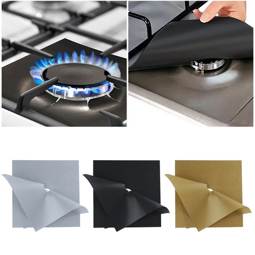 Gas Range Protectors 2-Pack Gas Stove Burner Protector Liner Cover ...