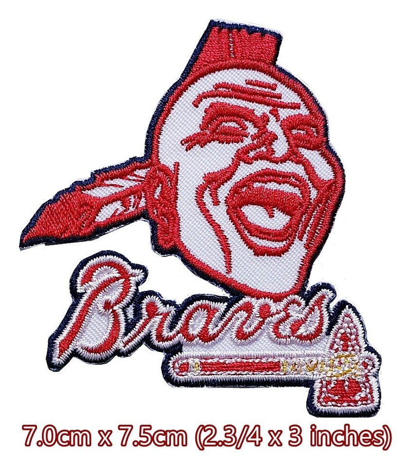 Atlanta Braves Baseball Patches Embroidery Iron on(Select options) Thai ...
