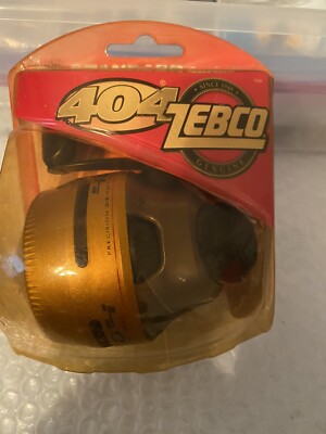 Zebco 404 Spincast Reel Pre-Spooled All Metal Gears Orange | eBay