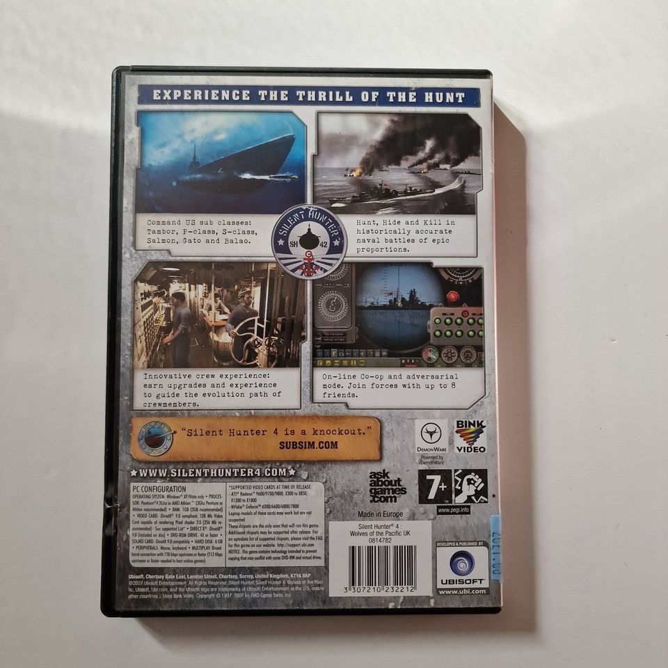 Silent Hunter 4 - Wolves of the Pacific - PC DVD ROM - Ubisoft | eBay