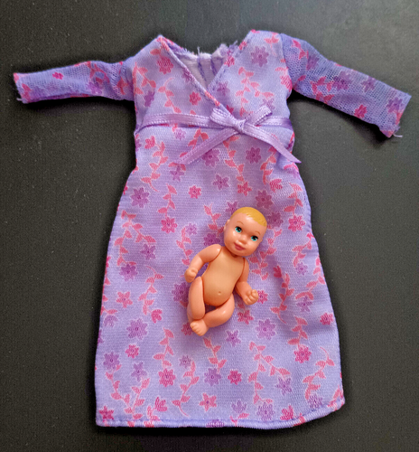 2002 BARBIE PREGNANT MIDGE MATERNITY DRESS & NEW BORN BABY | eBay