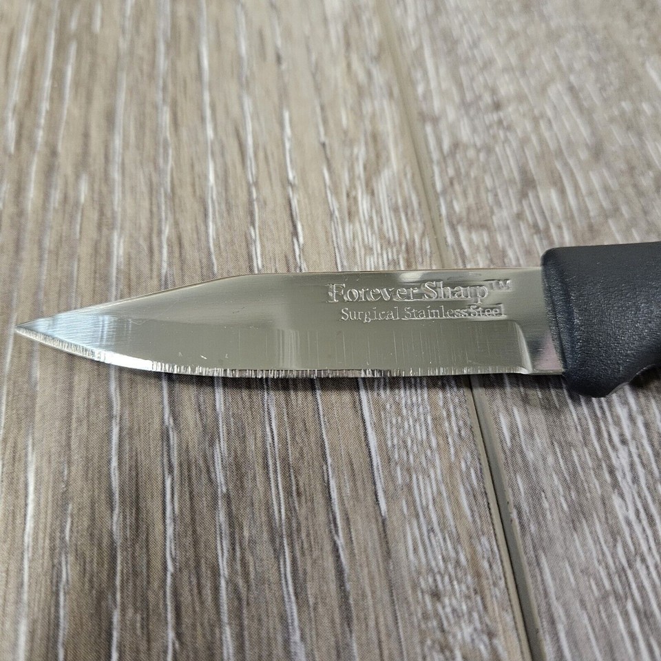 6 Paring Pro Forever Sharp Knife Set Bundle Surgical Steel Stainless ...