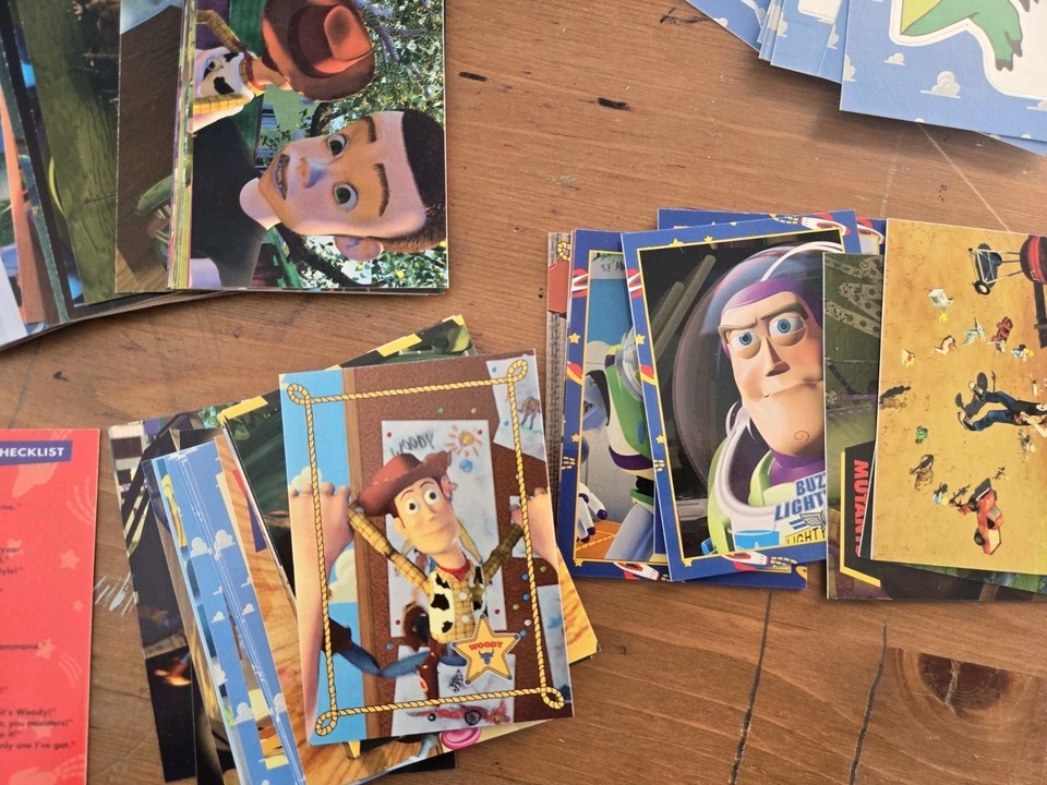 Toy Story Series 1 1995 SkyBox Complete Card Set (90 Cards + 8 Stickers ...