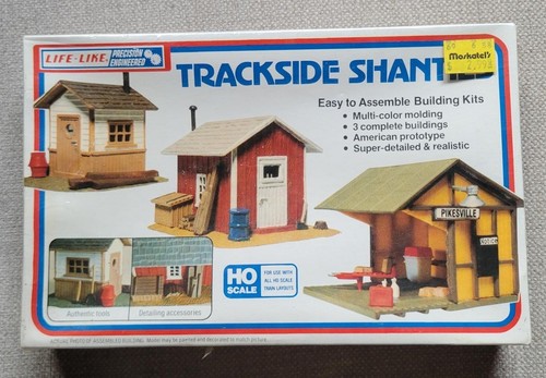 LIFE-LIKE No. 1348 - TRACKSIDE SHANTIES - HO Scale - Sealed in Box June ...