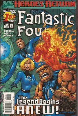 FANTASTIC FOUR # 1 HEROES RETURN MARVEL COMICS 1998 NM | eBay
