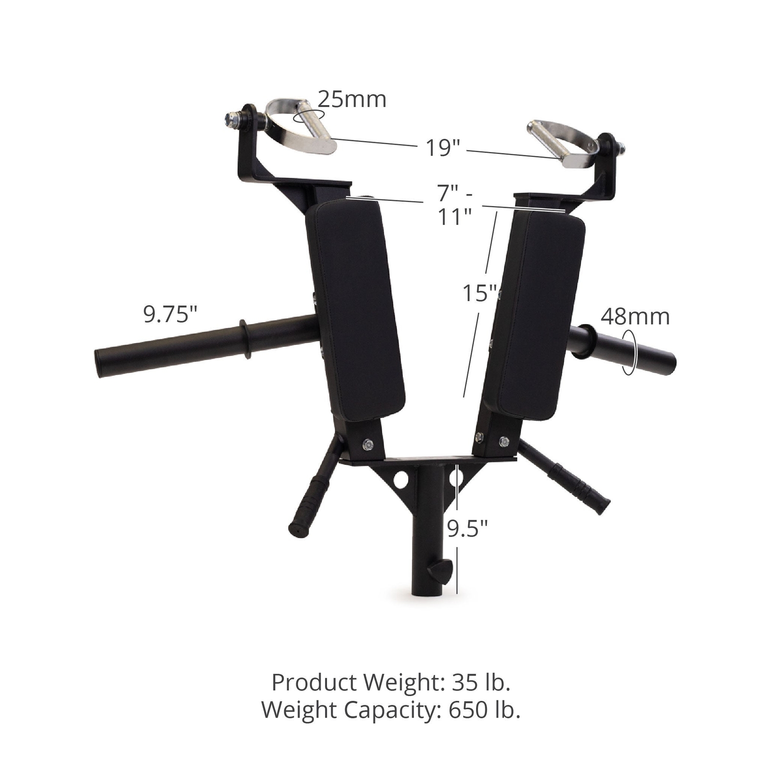 Titan Fitness Linebacker Squat Landmine Attachment, 650 LB Capacity | eBay