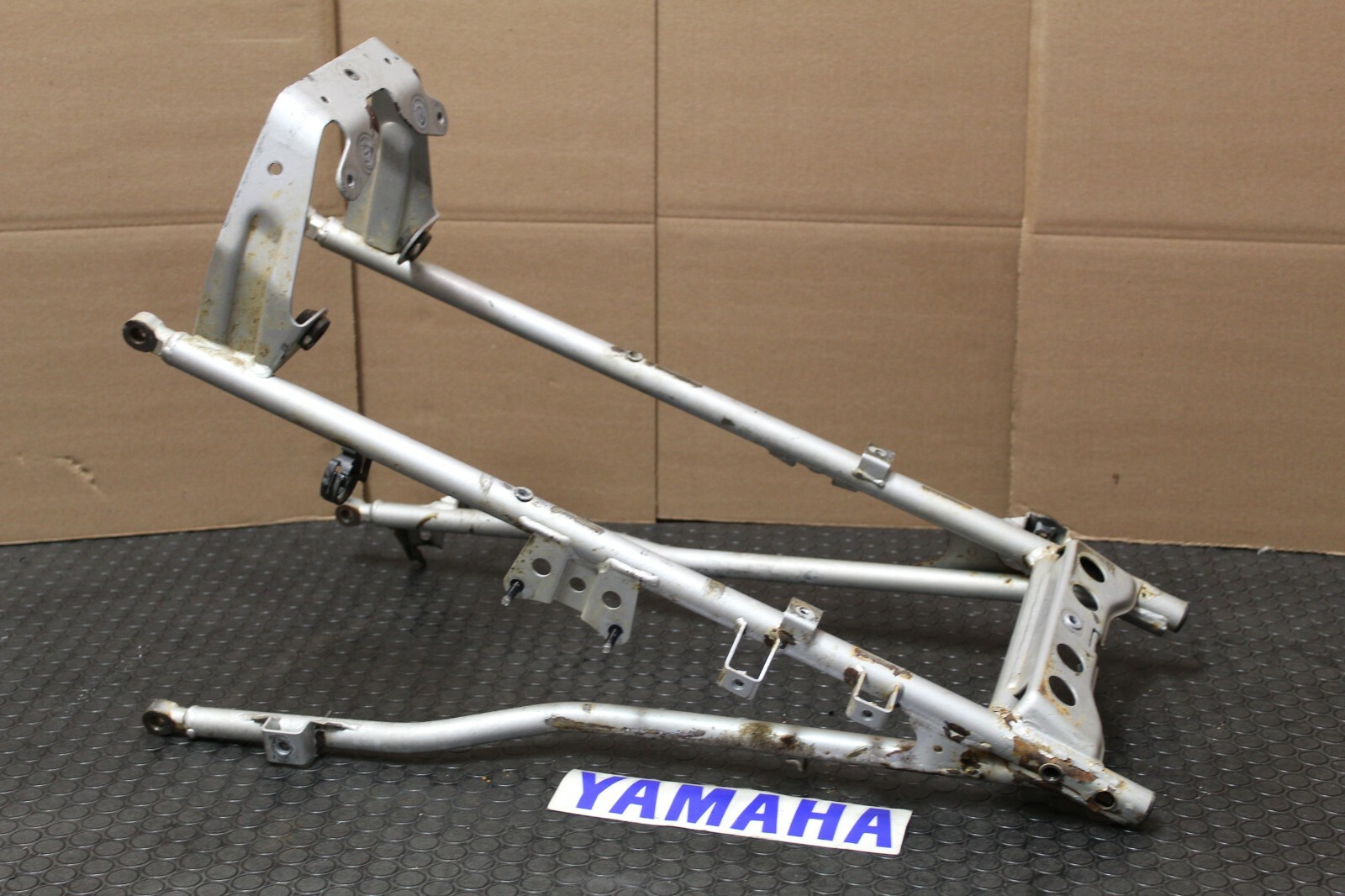 02-05 Raptor 660 SUB FRAME SILVER FRAME CHASSIS STEEL 660 660R 🔥FAST ...