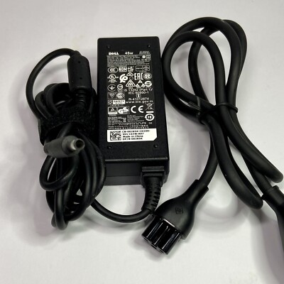 Genuine Dell 0285K 45W 19.5V 2.31A AC Power Adapter Plug Size: 4.5 x 3 ...