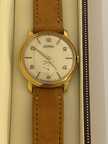 Vintage 1950/60’s Men’s Classic Watch “DELBANA” G/P, 17 Jewels, Swiss ...
