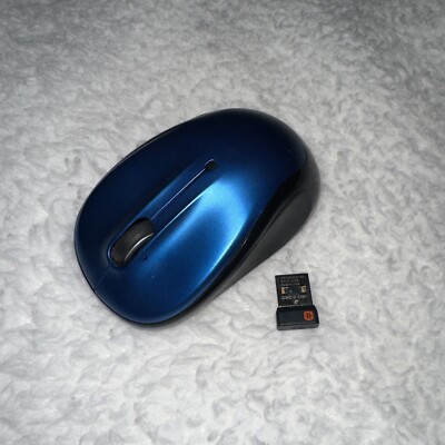 Logitech M325 Wireless Optical Mouse with receiver - Blue | eBay