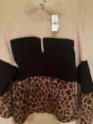 NWT Le Moda Pullover Women's Top Fuzzy XL | eBay