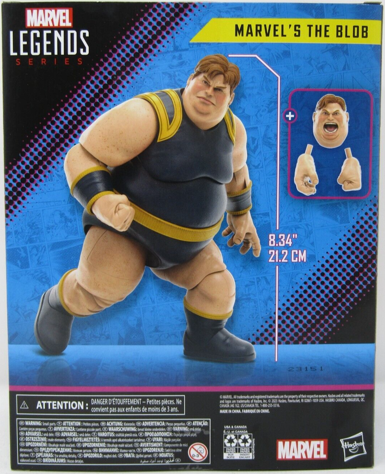 Marvel Legends Series 60th Anniversary X-Men The Blob Action Figure | eBay