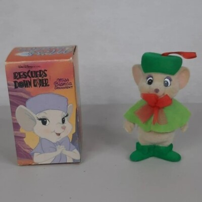 Walt Disney Rescuers Down Under Miss Bianca Christmas Ornament 1990 ...