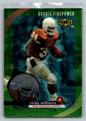 #62 Ricky WIlliams Rookie New Orlean Saints 1999 Upper Deck IoNix Power ...