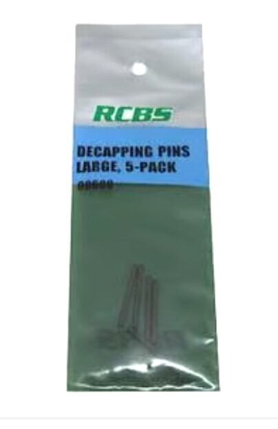 RCBS Replacement Decapping Pins - Small Large Headed FREE SAME DAY ...