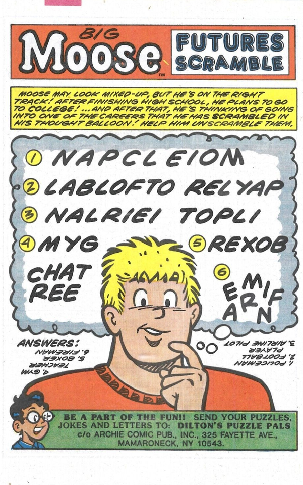 Pep Comic 411 First Print 1987 George Gladir Stan G Rudy Lapick Bill ...