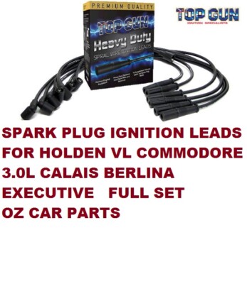 SPARK PLUG IGNITION LEADS FOR VL HOLDEN COMMODORE 3.0L NEW SET | eBay ...