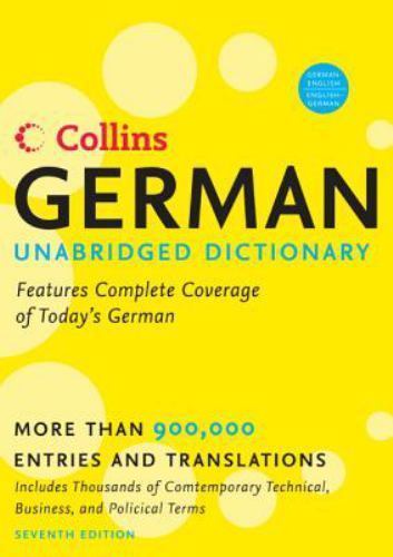Collins Language Ser.: German Unabridged Dictionary by HarperCollins ...