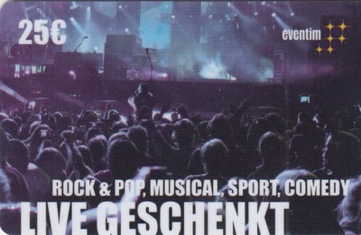 eventim (D) Live geschenkt Barcode über PIN-Feld (25€-Karte) ohne ...
