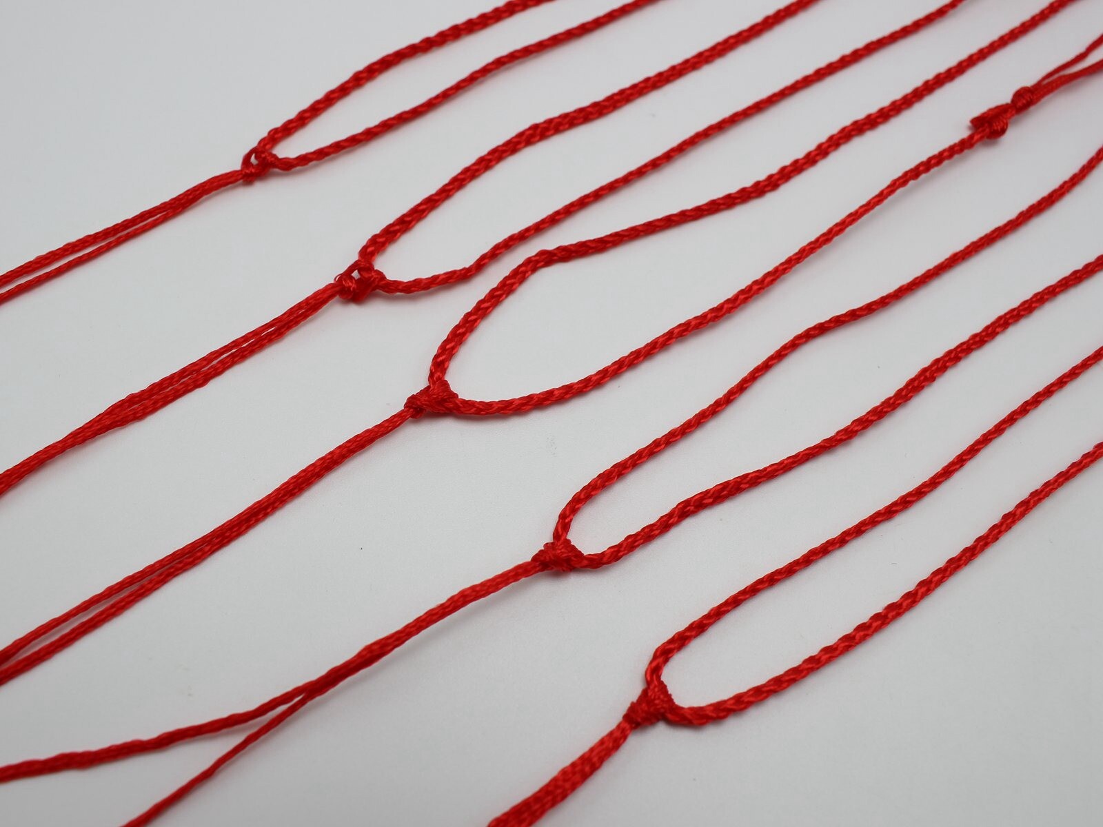 40pcs Chinese Silk Thread Hand Knotted Cord String Pendant Necklace ...