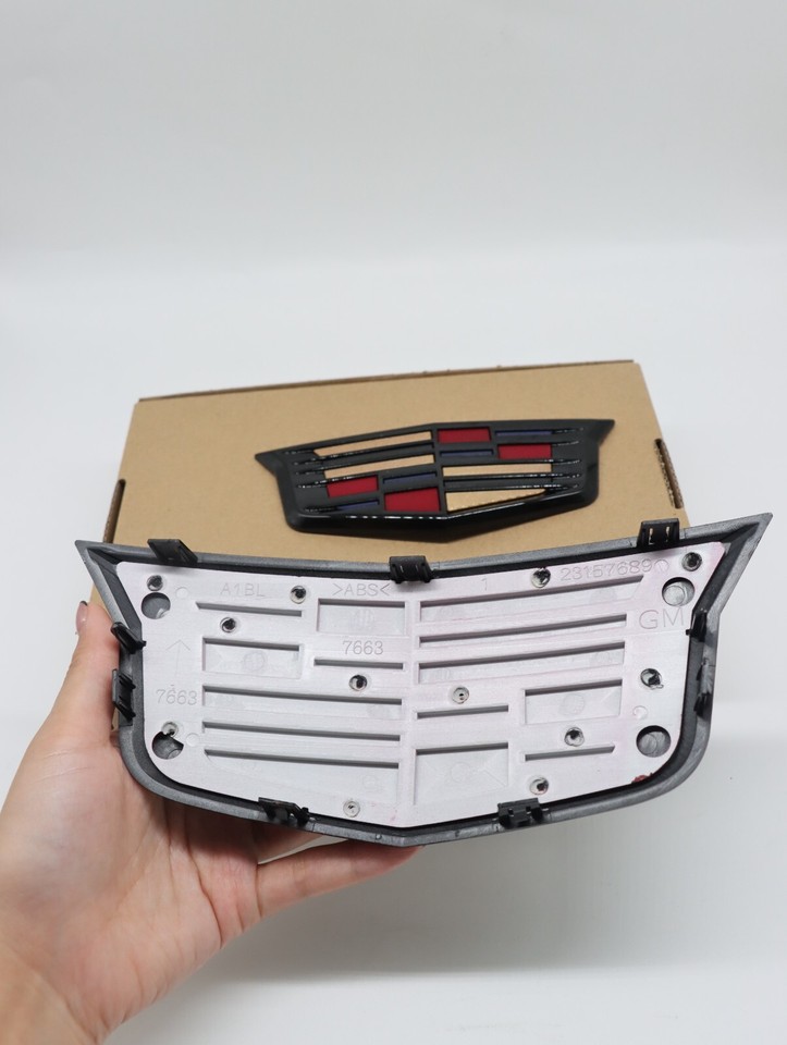 Clip-On Front Badge & Rear Sticker Emblem For 2015-2017 CT6 XT5 XTS ATS ...