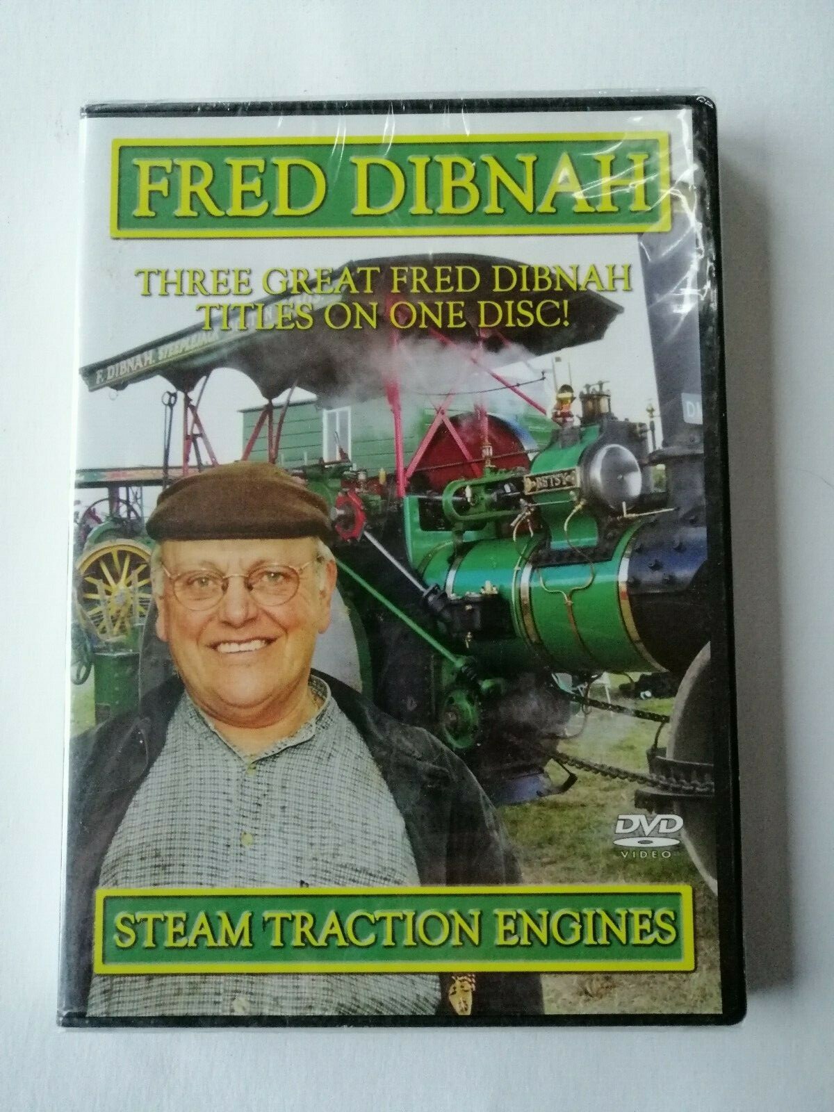 Fred Dibnah Steam Traction Engines - 3 Titles on 1 Disc DVD for sale ...