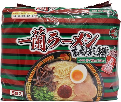 "ICHIRAN" Japanese Ramen Kit, noodles tonkotsu, 5 meals(5pac x 133g) | eBay