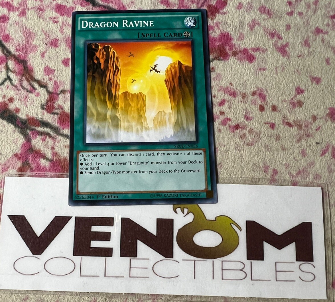 1x (M/NM) - Dragon Ravine - SR02-EN026 - Common - 1st Edition YuGiOh | eBay