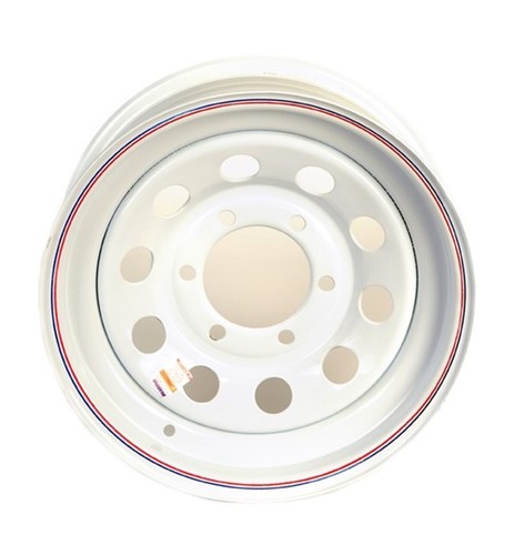 Dexstar 17-233-7 - 15 x 6 Inch White Mod Wheel - 6 on 5-1/2 - 4.27 ...