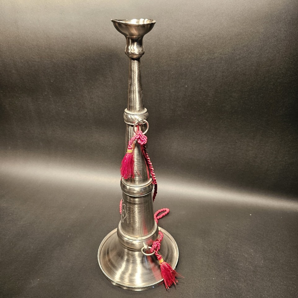 16 1/2" Antique Style Silver Fireman Presentation Speaking Trumpet | eBay