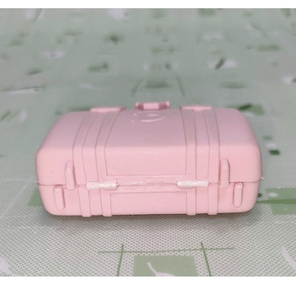 Mattel Barbie Doll Accessory Pink Suitcase Miniature Rare 90s | eBay